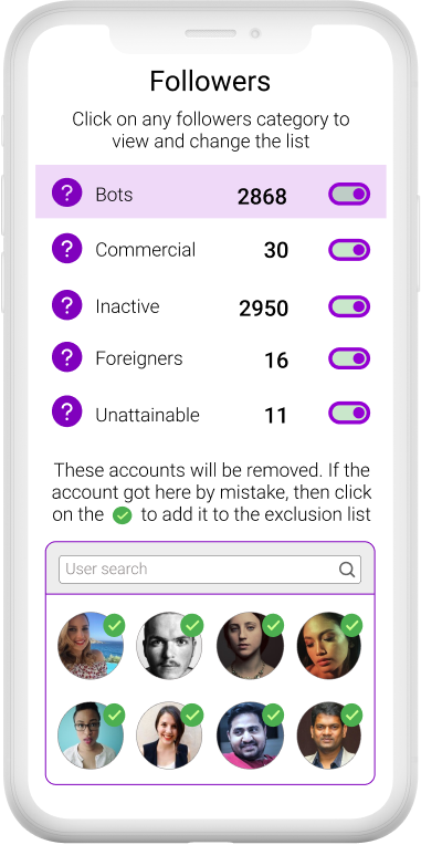 SpamGuard - Clean Instagram - Delete Spam Followers - Unfollow Ghosts
